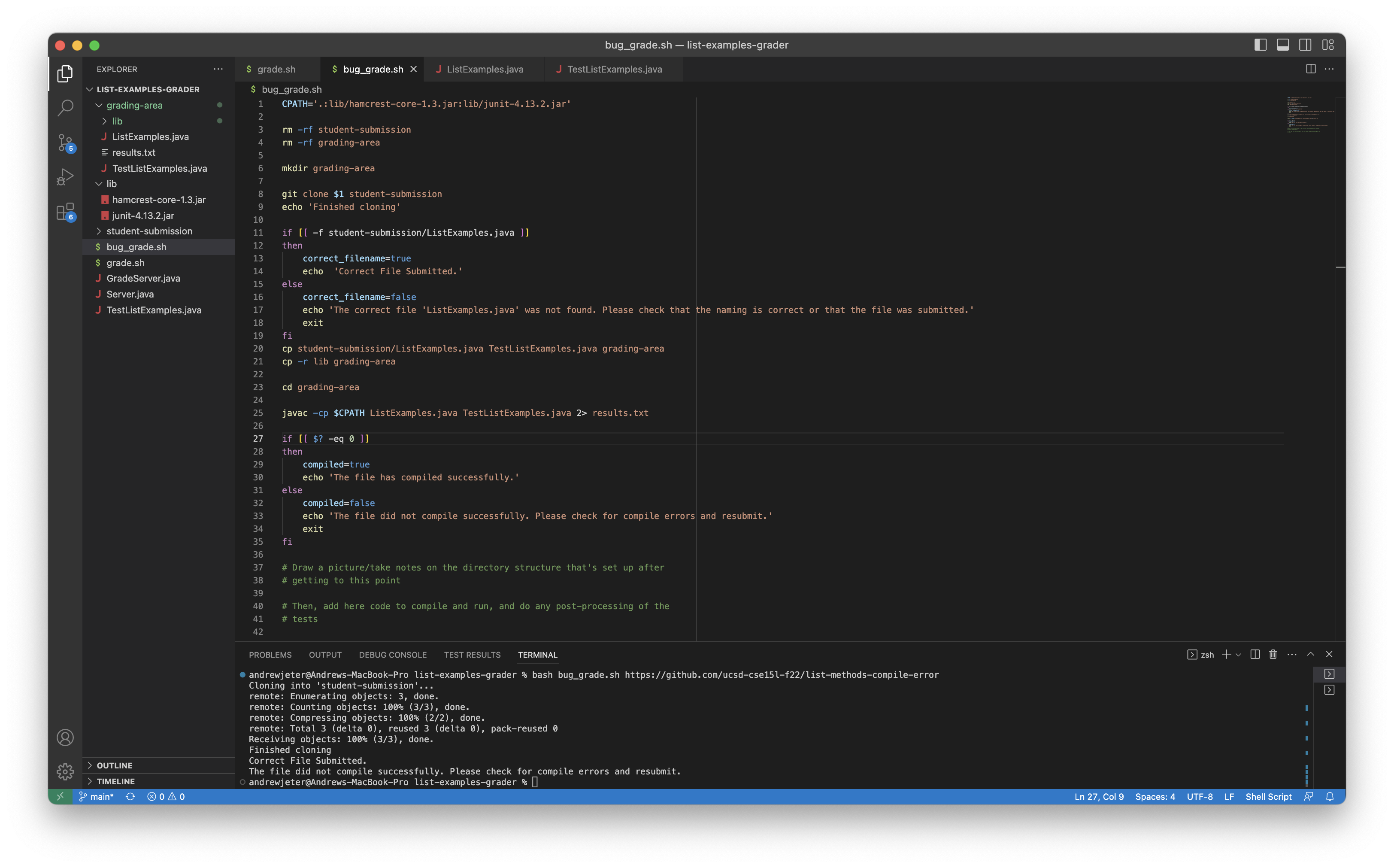 Lab Report 5 Debugging Scenario | cse15l-lab-reports